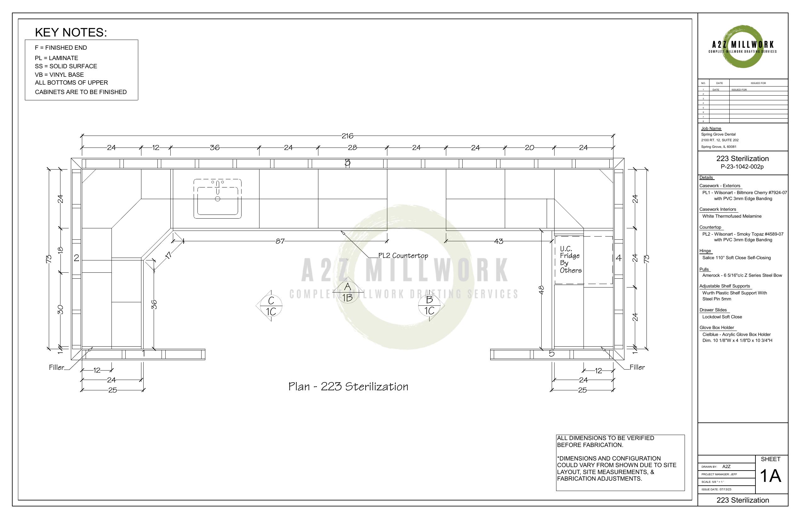 Millwork Shop Drawings & CAD Drafting Services | A2Z Millwork Design LLC