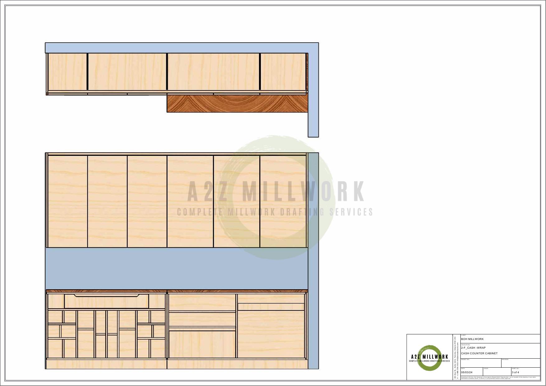 Millwork Shop Drawings & CAD Drafting Services | A2Z Millwork Design LLC
